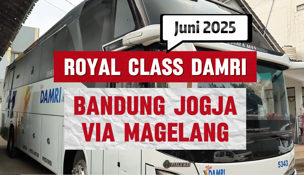 REVIEW JUJUR DAMRI Royal Class Bandung-Jogja: Bus Seat 2-1 Ternyaman ...